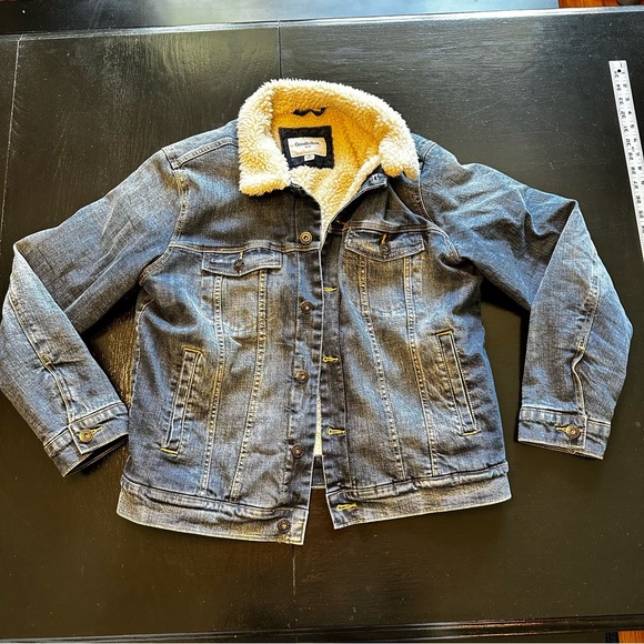 Goodfellow & Co | Jackets & Coats | Goodfellow Large Sherpa Lined Denim ...